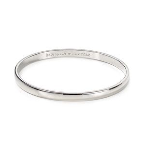kate spade | Jewelry | Kate Spade Find The Silver Lining Bangle ...